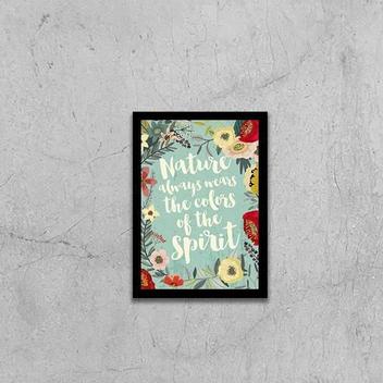 Quadro Nature Wears Colors Of The Spirit 24X18Cm - Quadros On-Line ...