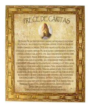 Quadro Oração da Prece de Caritas, Mod.01,30x25cm. Angelus - Quadro ...