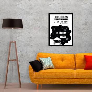 Quadro Universo E Minha Fome São Infinitas 45X34Cm - Quadros On-Line ...