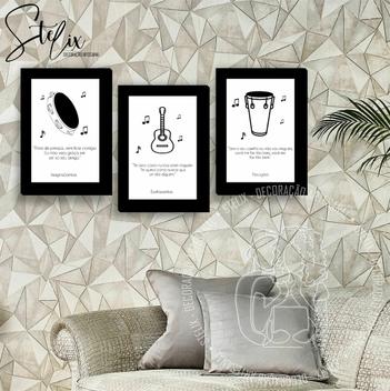 Quadros de Samba & Pagode Para Sala e Quarto - Stelix - Decoração ...