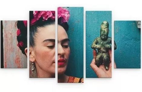 Quadros Decorativos Frida Kahlo" - aero print - Quadro Decorativo ...