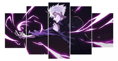 quadros decorativos Gojo Satoru Anime Jujutsu Kaisen" - iron tech ...