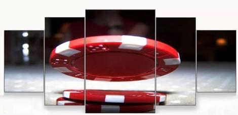 Quadros Para Sala Fixa De Poker Jogo Mesa" - iron tech - Quadro ...