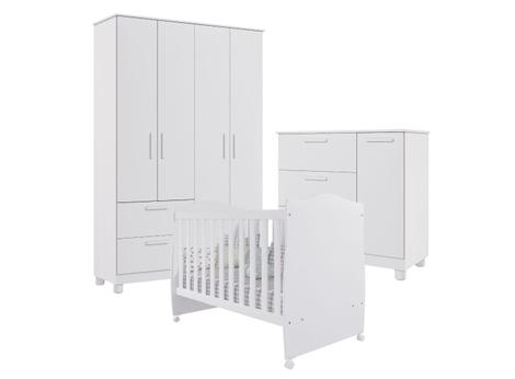 Quarto Completo Bebê Jujuba Permobili MDF - Quarto de Bebê Completo ...