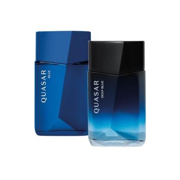 Quasar Blue Desodorante Colônia 100ml + Quasar Deep Blue Desodorante ...
