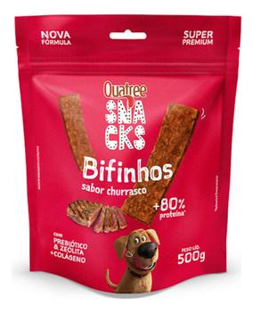 Quatree snacks bifinhos sabor churrasco 500g - Bifinhos e Petiscos para Cachorro - Magazine Luiza
