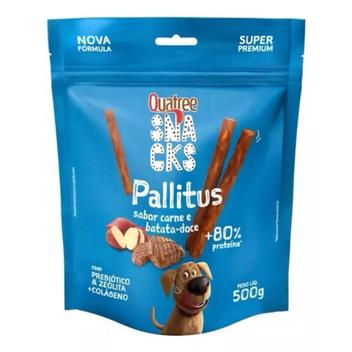 Quatree Snacks Pallitus Pra Cães Sabor Carne/Batata 500g - Bifinhos e ...