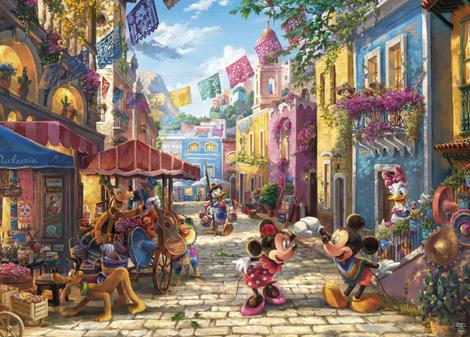 Quebra-Cabeça Ceaco Disney Mickey e Minnie - Thomas Kinkade - 1000 ...