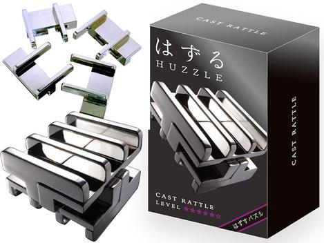 Quebra-Cabeça de Metal Hanayama Rattle - Original - Quebra Cabeça ...