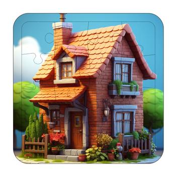 Quebra Cabeça Infantil Brinquedo Educativo 16 Peças Varios Modelos Mdf ...