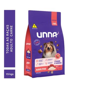 Ração Cães Adultos Unna Carne 15kgs - Outros Pets - Magazine Luiza