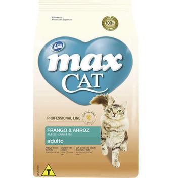 Ração Max Cat Line Frango E Arroz Para Gatos Adultos 10.1Kg - Ração ...