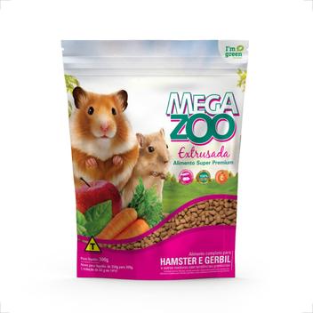 Ração Megazoo Extrusada Hamster e Gerbil - 300g - Ração para Gerbil ...