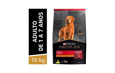 Ração Nestle Pro Plan Cães Adultos Raças Medias - 15kg - PRO PLAN ...