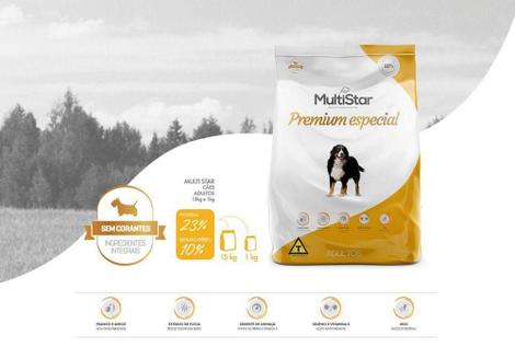 Ração para Cachorro Premium Especial Multi Star Adulto- 15k - Dog Star ...