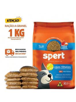 Ração Para Cachorro Spert Cães Premium Filhotes 1 KG Granel - Outros ...