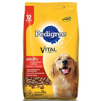 Ração para Cães Pedigree Carne, Frango e Cereais Saco 20 kg - Outros ...