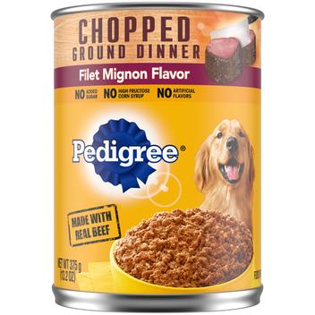 Ração Pedigree para Cães - Jantar Moído Picado Filé Mignon (390g x 12 ...