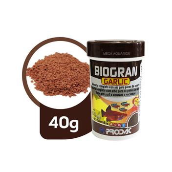 Ração Peixe Prodac Biogran Garlic 40G Suplemento Aquario - Outros Pets ...