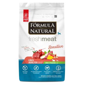 Ração Seca Fórmula Natural Fresh Meat Sensitive Cães Adultos Portes ...