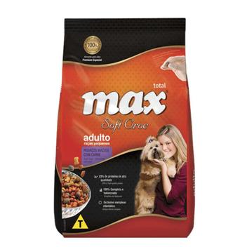 Ração Total Max Soft Croc Cães Adultos Raças Pequenas 20Kg - Max Total ...