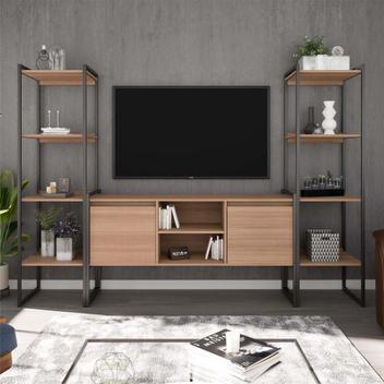 Rack com Estante Industrial Cubic Montana - Mais de Casa - Rack ...