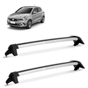 Rack De Teto Fiat Argo 2018 2019 Aluminio Prata Projecar - Rack e ...