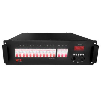 Rack Dimmer Digital DMX 12 Canais 48KW - CBI Iluminação - Dimmer ...