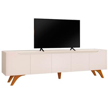 Rack Grécia em MDF/MDP com 4 Portas e 1 Gaveta Mavaular - Rack ...