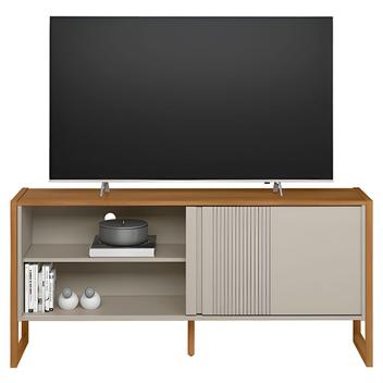 Rack Linea Brasil Gold 1 Porta Para TV 55 Polegadas - Estante Organizadora - Magazine Luiza