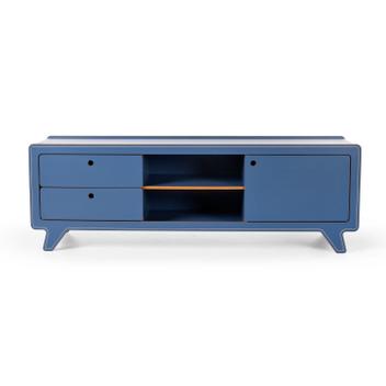 Rack para Sala de Estar para Tv até 75 Polegadas Jimmy Azul - Ferpa ...