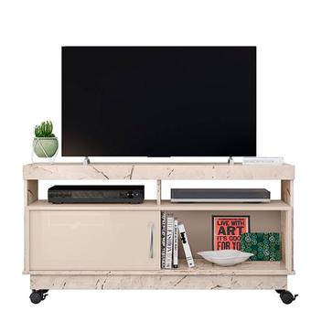 Rack para Sala de Estar Tv 50 polegadas Estante Bancada Madeira Luxo ...