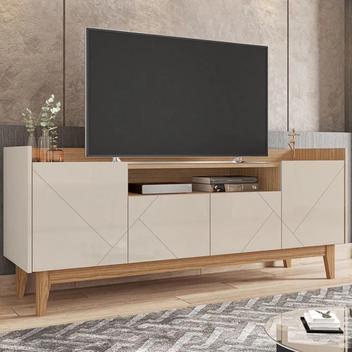 Rack para tv 60 polegadas casa d adria off/noce - Village Móveis - Rack ...