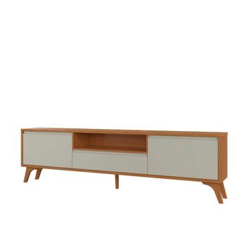 Rack para TV 75 Polegadas Piazza New 3 Gavetas 180cm Pés Madeira Maciça ...