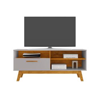 Rack para TV Charlie Off White Nature - CASA H - Rack - Magazine Luiza