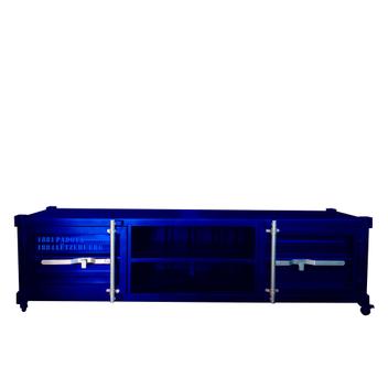 Rack Para TV Container Newark - Estilo Industrial Em Ferro - Seu Bento ...