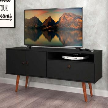 Rack Pé Palito Topázio Preto Acetinado Patrimar - Rack - Magazine Luiza