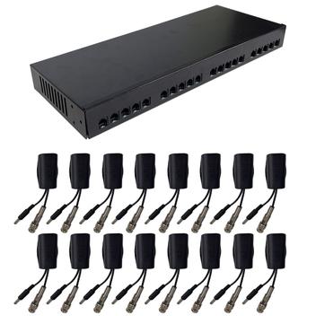 Rack POWER BALUN ONIX 16 canais HD 8000 16CH 19P - ONIX SECURITY - Rack ...