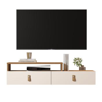 Rack Suspenso Lion 2 Gavetas Pequeno Home Decorativo para TV - Mega ...