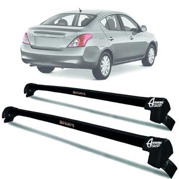 Rack Teto Aluminio Prime Nissan Versa 12 até 21 Preto PR197 - Estante ...