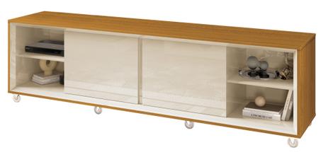 Rack Thor 260cm 2 Portas para TV até 75 Polegadas EDN Cedro Off White - Edn moveis - Rack ...