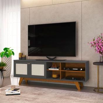 Rack Zara para TV 60 Polegadas DJ Móveis - Rack - Magazine Luiza