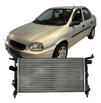 Radiador Arrefecimento Corsa Classic 1.0 8v Sem Ar 2003 2007 - VALEO ...