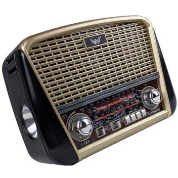 Radio Analogico FM AM SW Entrada Usb SD e Aux Bivolt Manual Com Bateria ...