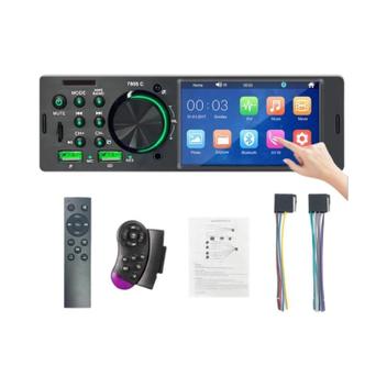 Rádio Automotivo com Tela Touchscreen 4,1" - Bluetooth, MP3/MP5 - Som ...