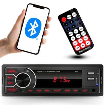 Radio Automotivo Sem Toca Cd Mp3 Player Bluetooth 2 Entrada Usb Carrega Celular - First Option ...