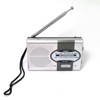 Rádio Bolso Amfm Prateado Le-651-Lelong-Fone Ouvido - Rádio Portátil ...