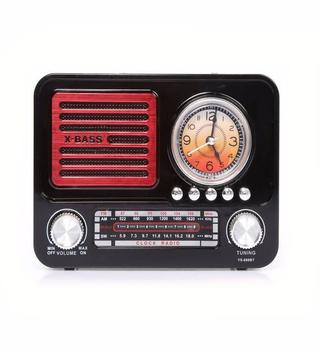 Rádio Caixa de Som Retrô com USB AUX Lanterna Recarregável - Gici Decor ...