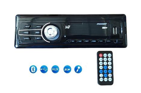 Rádio Mp3 Som Automotivo M7 7000 R8 Usb Fm Sd Aux Bluetooth - Som Automotivo - Magazine Luiza