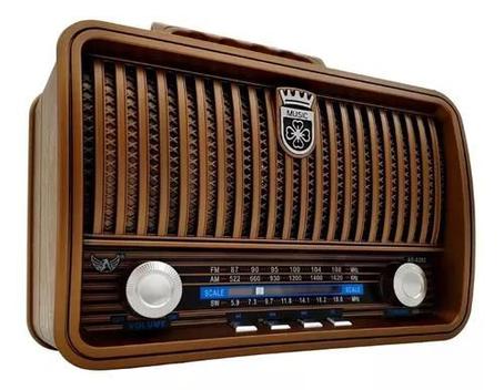 Rádio Portátil Altomex Retro Vintage Am/fm Bluetooth Usb - ALTOMEX ...